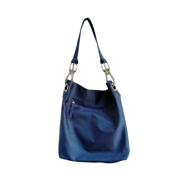 JPK Paris 75 | Bags | Jpk Paris 75 Blue Shoulder Hobo Bucket Tote Bag ...